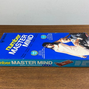 Vintage 1977 Number Mastermind Board Game by Invicta Complete Plenty of ...