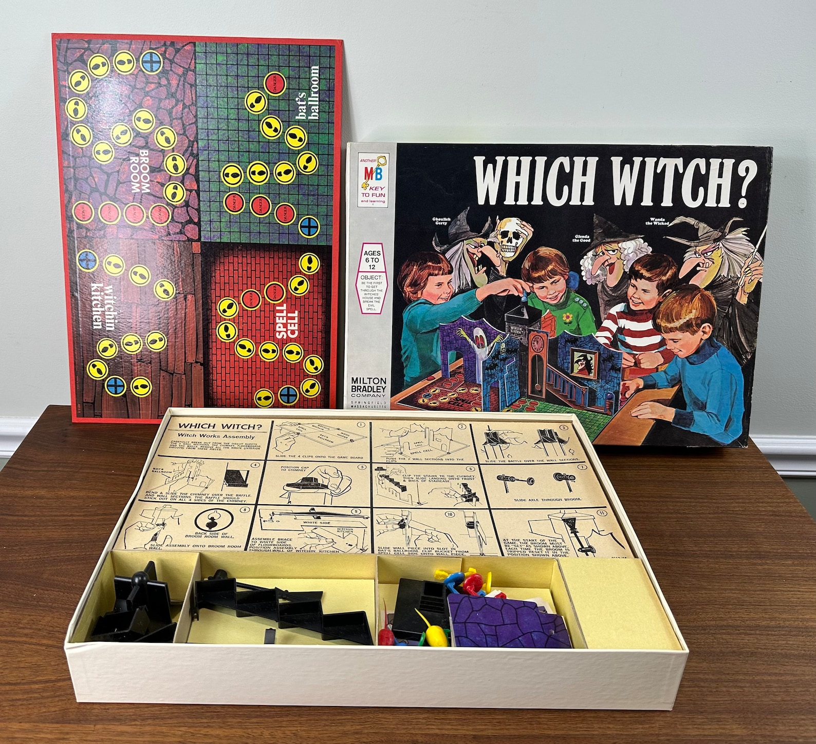 Vintage 1971 Which Witch Board Game Complete older Version - Etsy