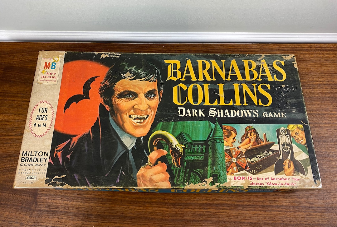 Vintage 1969 Barnabas Collins Dark Shadows Game by Milton Bradley ...