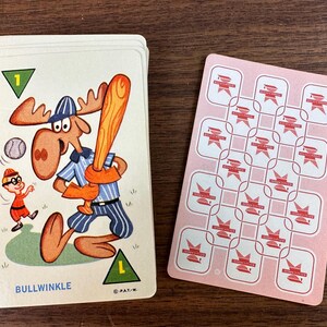 Vintage 1962 Bullwinkle Rummy Card Game by Edu Cards - Complete ...