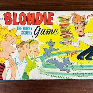 Vintage 1966 Blondie Hurry Scurry Game - Good Condition - Etsy