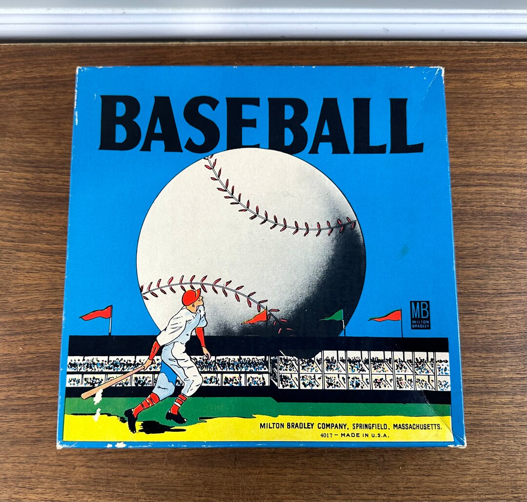 Vintage 1950s Era Baseball Game by Milton Bradley - Excellent Condition ...