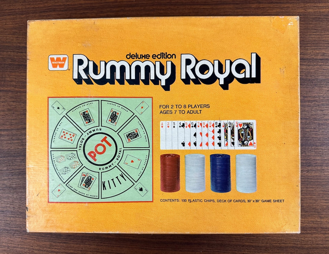Vintage 1975 Rummy Royal Deluxe Edition by Western Publishing ...