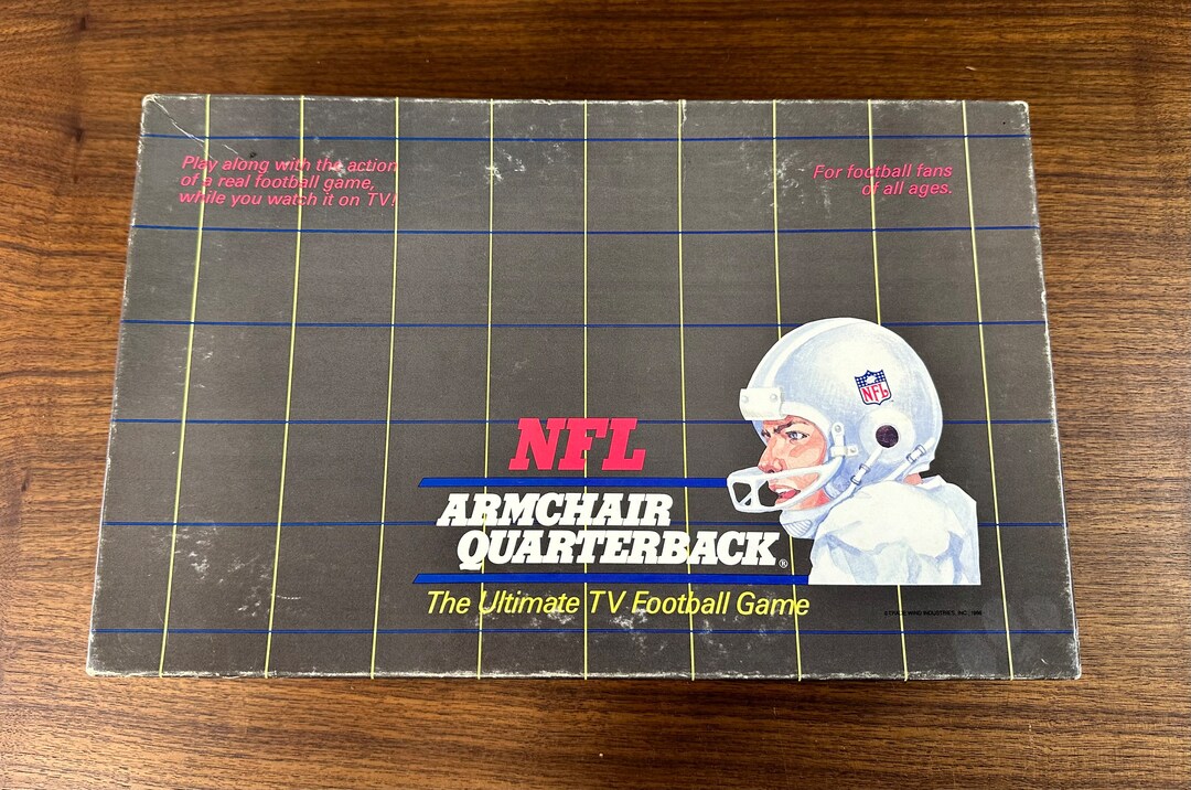 Vintage 1986 NFL Armchair Quarterback Game Complete Great Condition ...