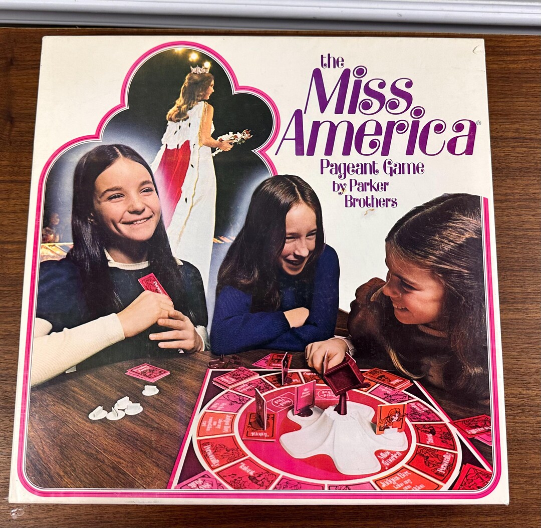 Vintage 1974 the Miss America Pageant Board Game by Parker Brothers ...
