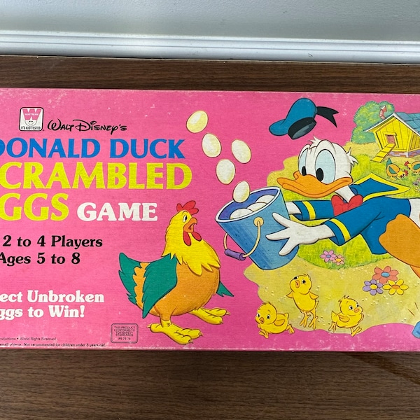 Donald Duck Board Game - Etsy