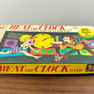 Vintage 1969 Beat the Clock Board Game Complete Good Condition With ...