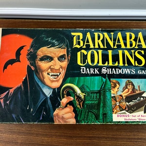 Vintage 1969 Barnabas Collins Dark Shadows Game by Milton Bradley ...