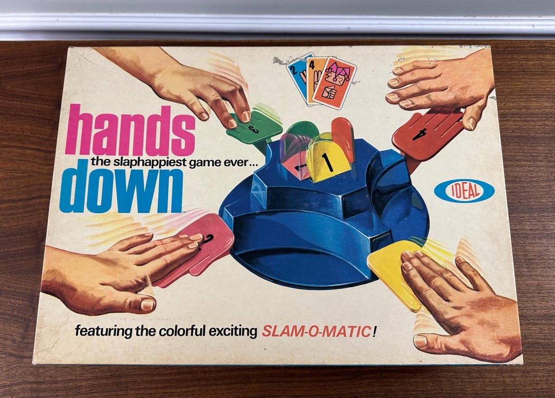Vintage 1964 Hands Down Game: Slap Happy Fun by Ideal - Etsy