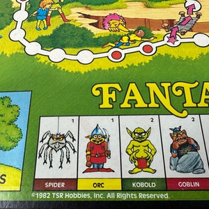 Vintage 1980 TSR Fantasy Forest Board Game by TSR Shows Wear - Etsy