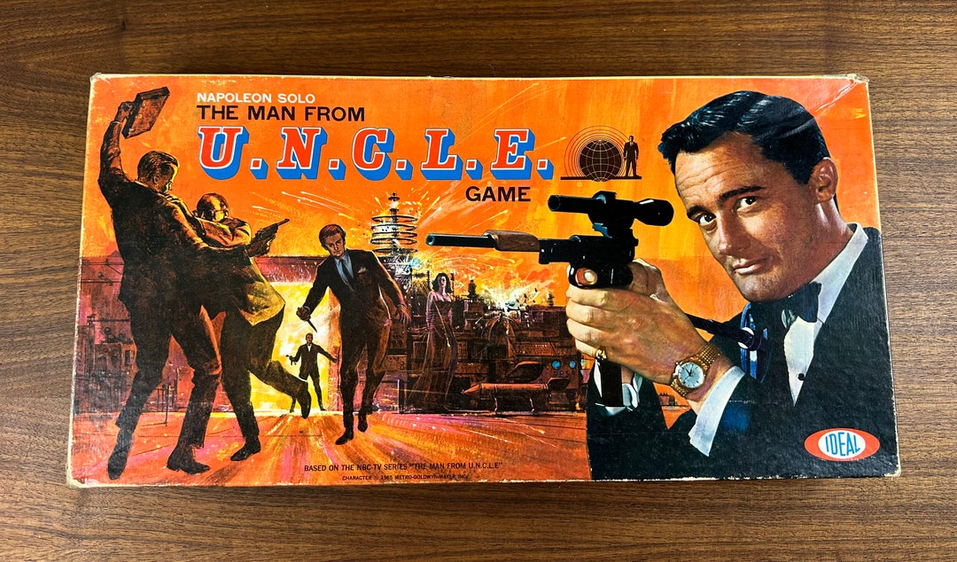 Vintage 1965 the Man From U.N.C.L.E. - Board Game by Ideal - Complete ...