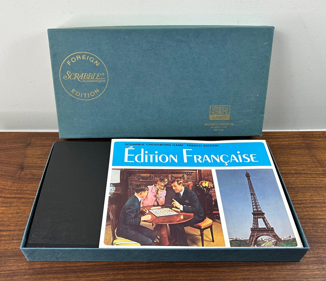 Vintage 1976 French Scrabble Complete With 102 Tiles - Etsy