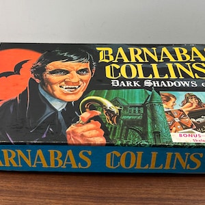Vintage 1969 Barnabas Collins Dark Shadows Game by Milton Bradley ...