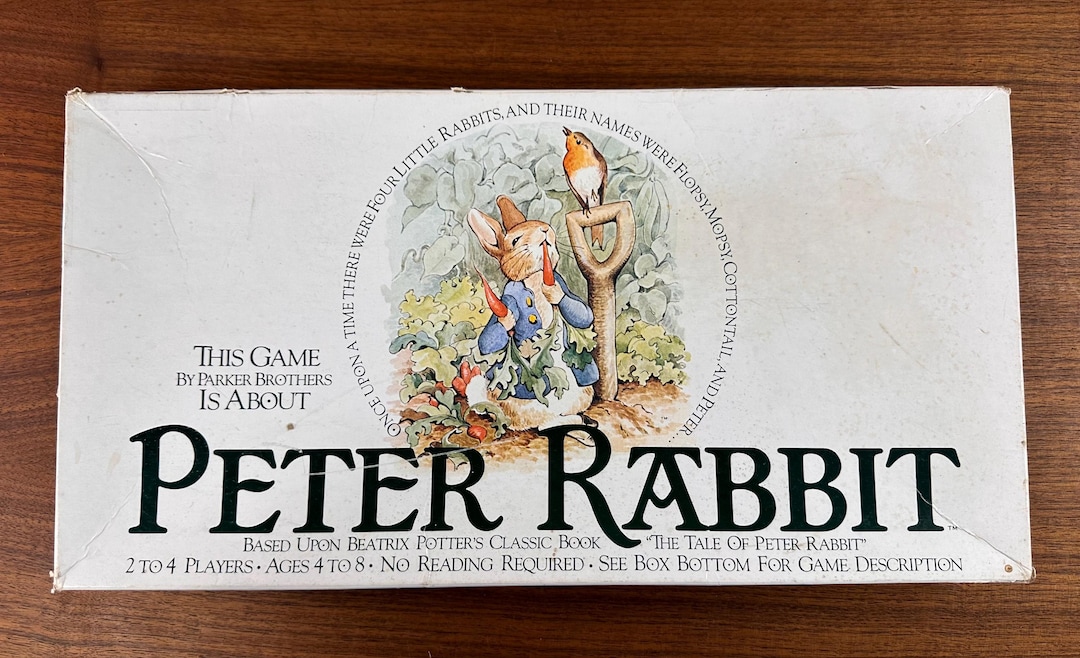 Vintage 1978 Peter Rabbit Board Game by Parker Brothers Complete - Etsy