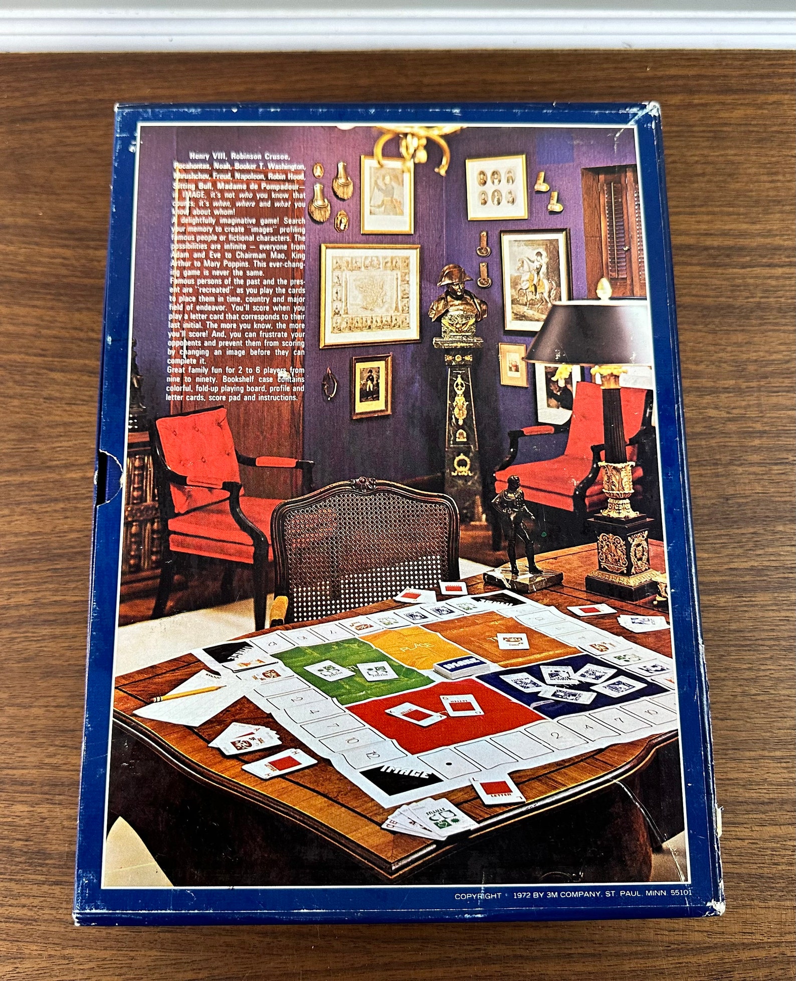 Vintage 1972 Image Board Game by 3M Bookshelf Games - Complete - Etsy