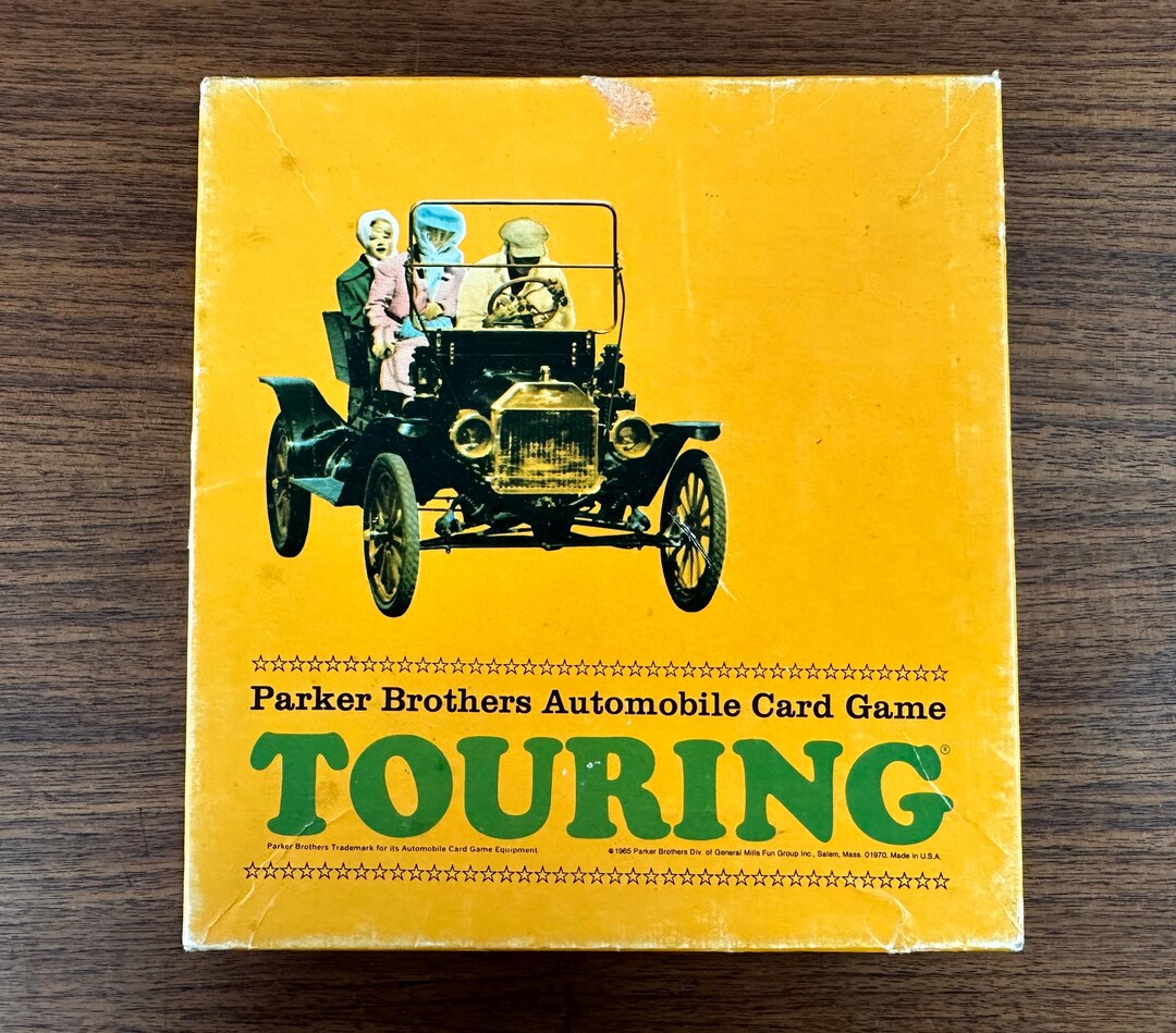 Vintage 1965 Touring Card Game by Parker Brothers Complete One Card is ...