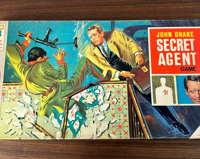 Vintage 1966 John Drake Secret Agent danger Man Board Game by Milton ...