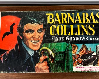 Vintage 1969 Barnabas Collins Dark Shadows Game by Milton Bradley ...