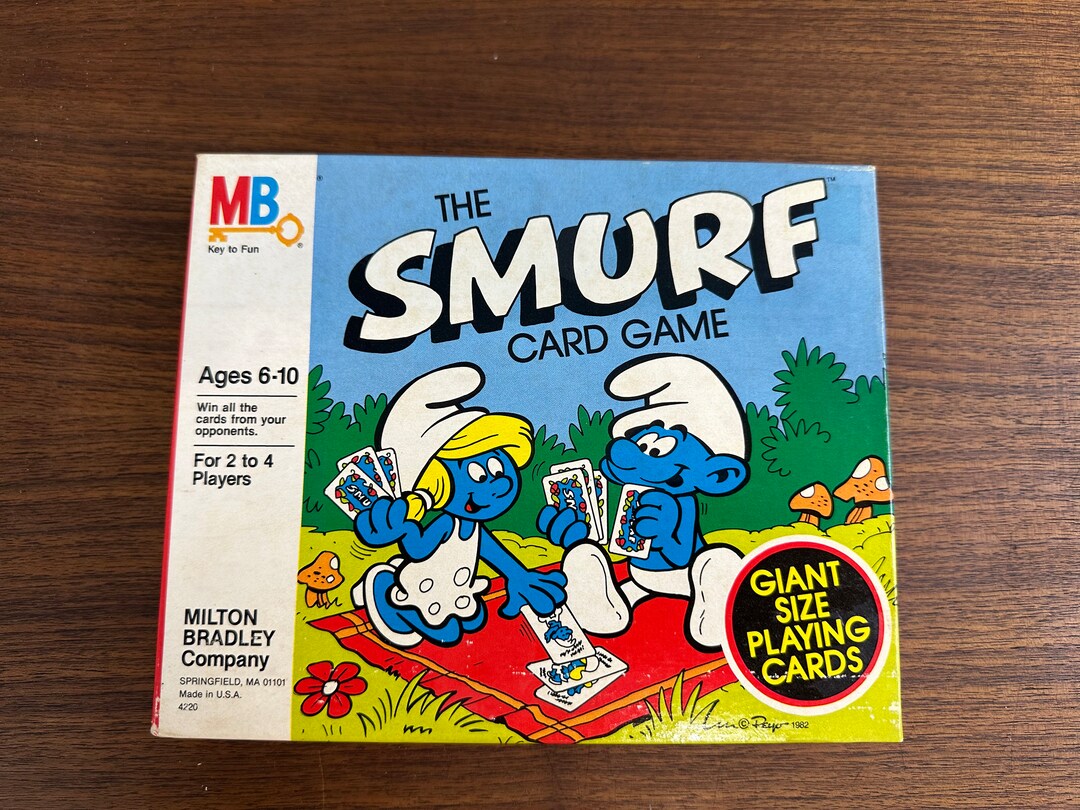 Vintage NOS 1982 the Smurf Card Game. Game Still Sealed - Etsy