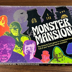 Monster Mansion Board Game - Etsy