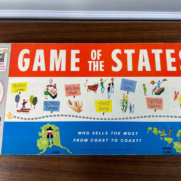 Game of the States - Etsy