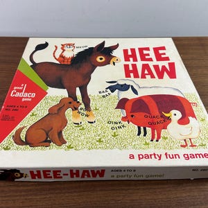 Vintage 1970 Hee Haw Family Game - Unpunched Cards - Etsy