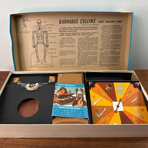 Vintage 1969 Barnabas Collins Dark Shadows Game - Complete Milton ...