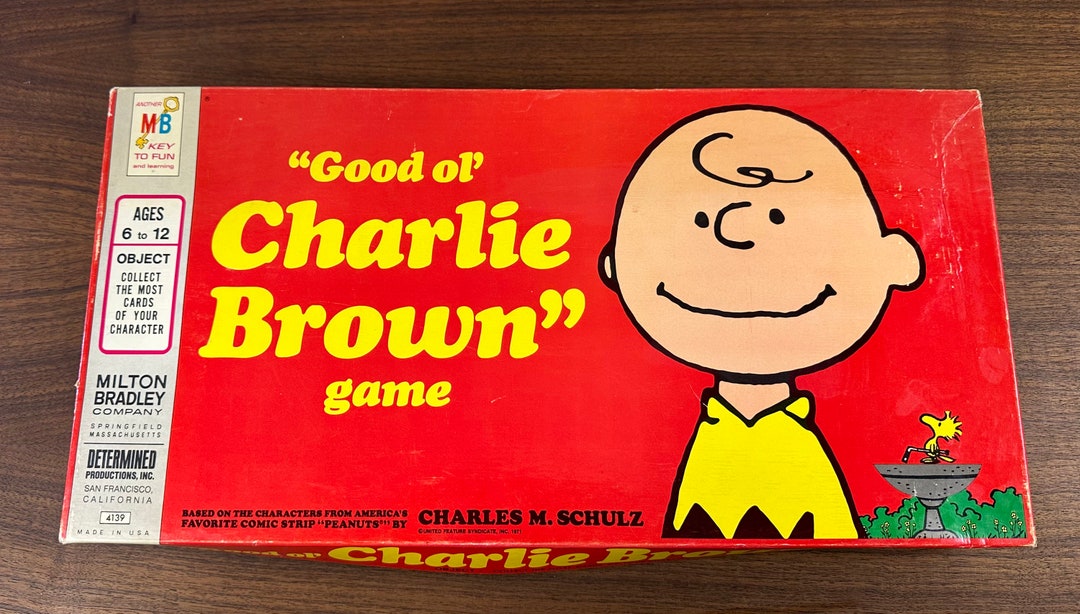 Vintage 1971 Good Ol Charlie Brown Peanuts Board Game by Milton Bradley ...