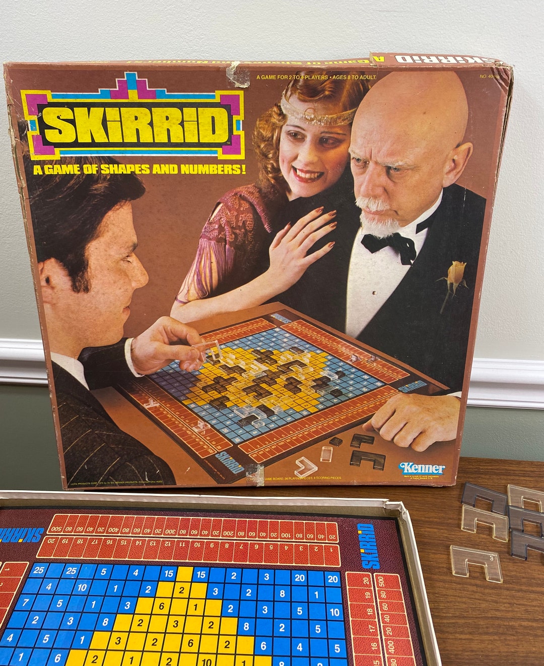 Vintage 1979 SKIRRID - A Game of Shapes and Numbers - by Kenner ...