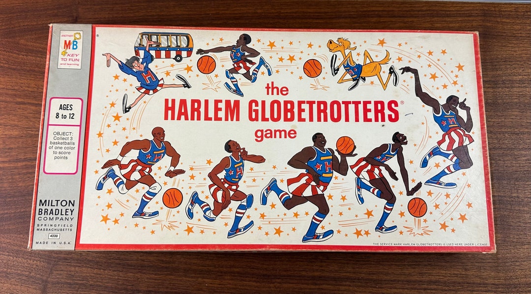 Vintage 1971 Harlem Globetrotters Board Game - Milton Bradley ...