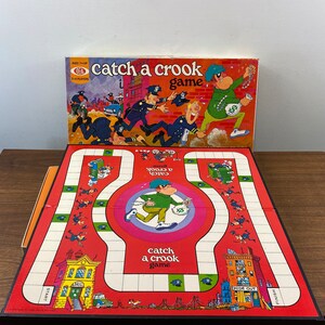 Vintage 1971 to Catch a Crook Board Game by Ideal - Etsy