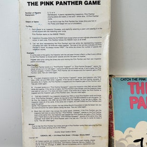 Vintage 1981 Pink Panther Board Game by Cadaco Complete - Etsy