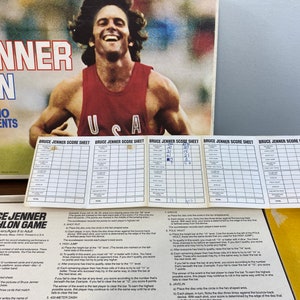 Vintage 1979 Bruce Jenner Decathlon Game by Parker Brothers - Complete ...