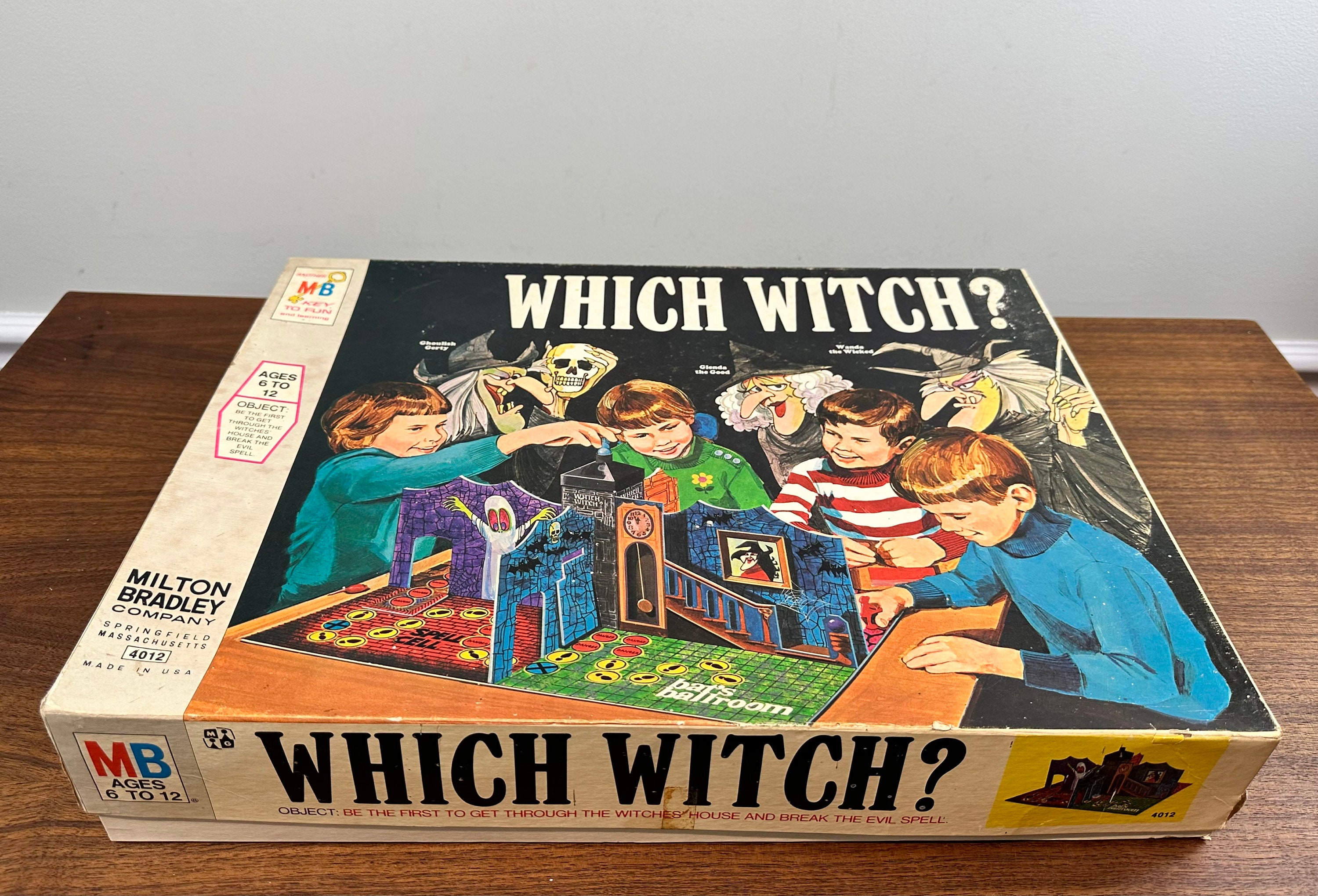 Vintage 1971 Which Witch Board Game - Milton Bradley, Complete - Etsy