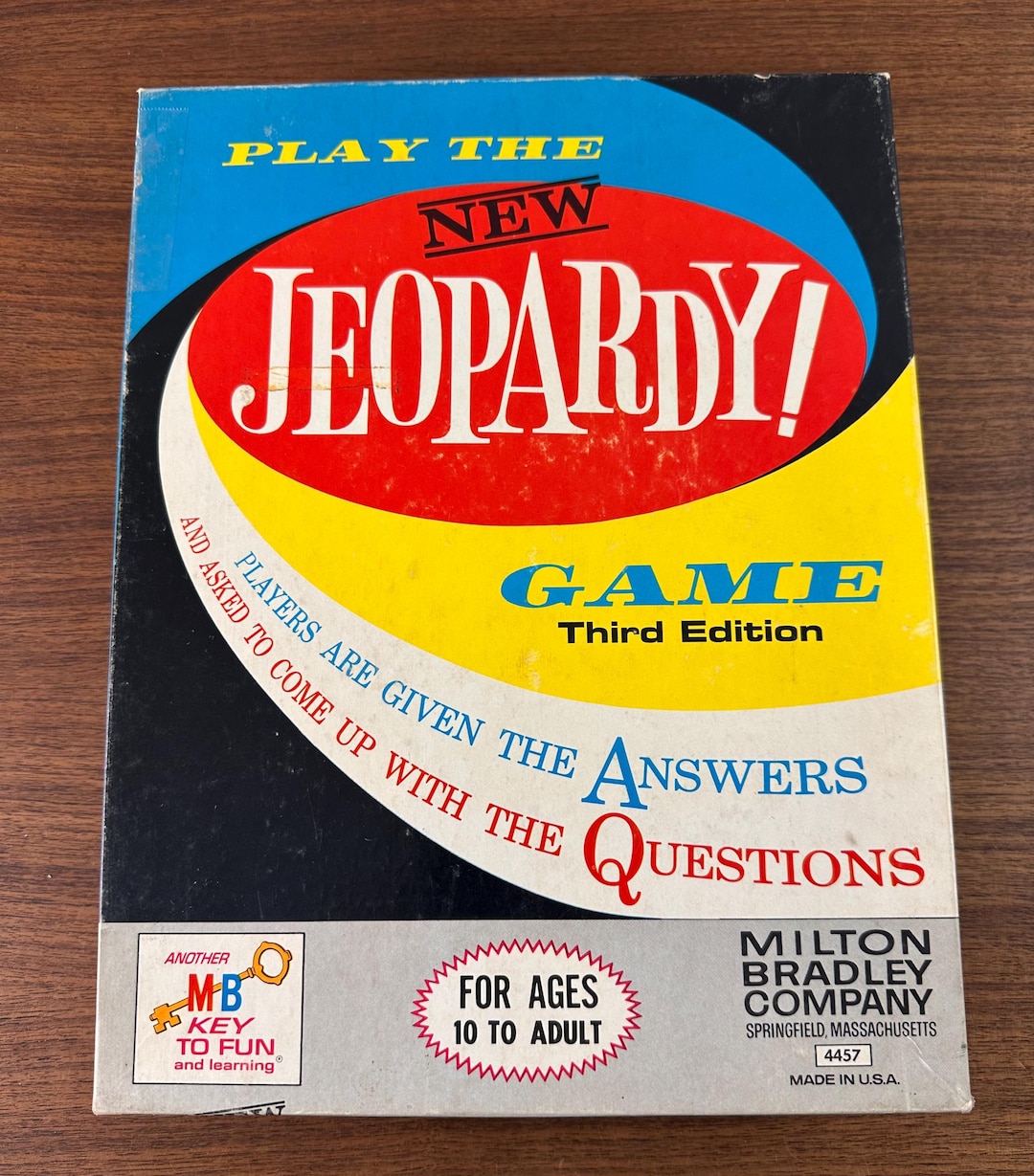 Vintage 1964 Jeopardy Board Game - Milton Bradley 3rd Edition - Etsy