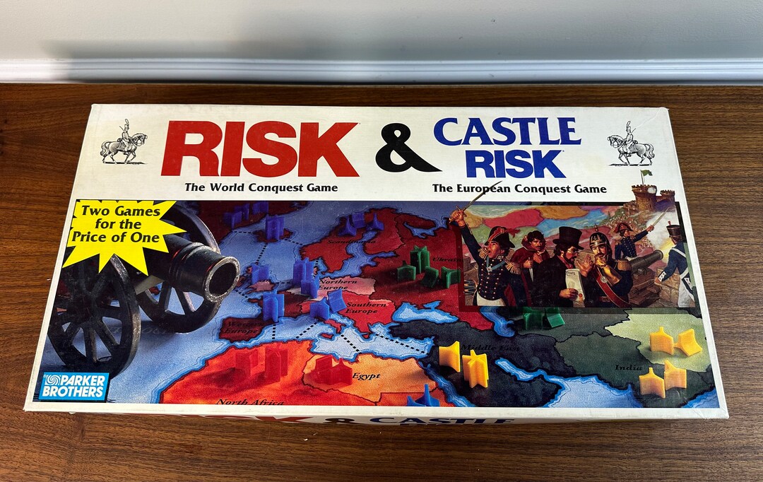 Vintage 1990 Risk & Castle Risk - Complete - Pretty Good Condition - Etsy