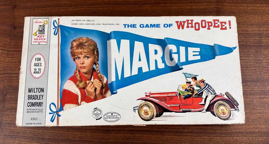Vintage 1961 Margie: the Game of Whoopie! - Milton Bradley - Etsy