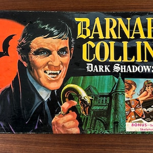 Vintage 1969 Barnabas Collins Dark Shadows Game by Milton Bradley ...