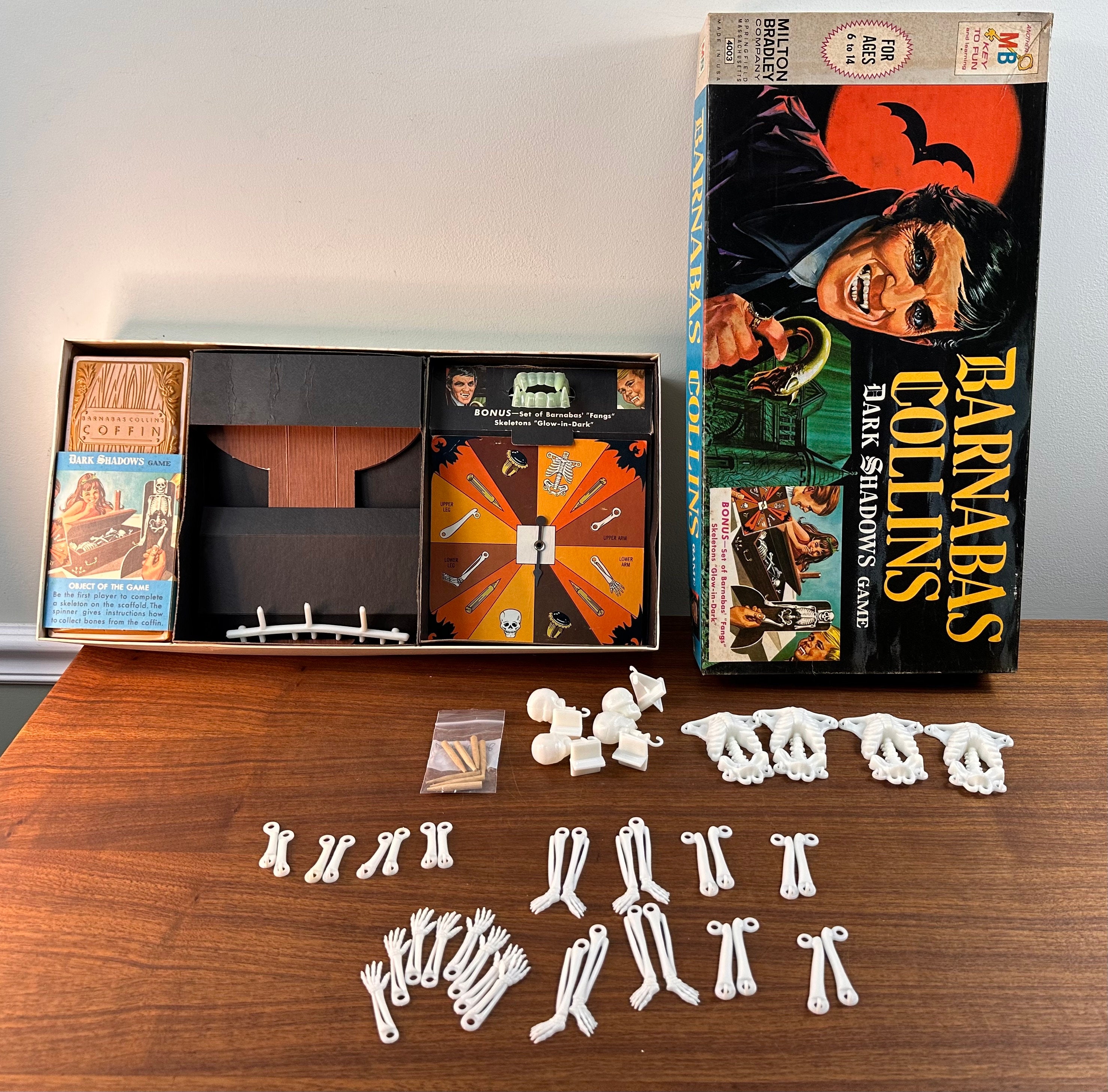 Vintage 1969 Barnabas Collins Dark Shadows Game by Milton Bradley ...