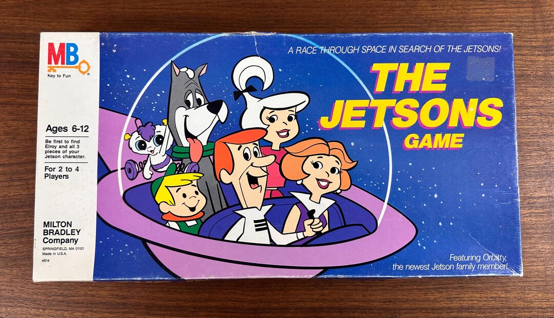 Vintage 1985 Jetsons Board Game by Milton Bradley - Complete - Etsy