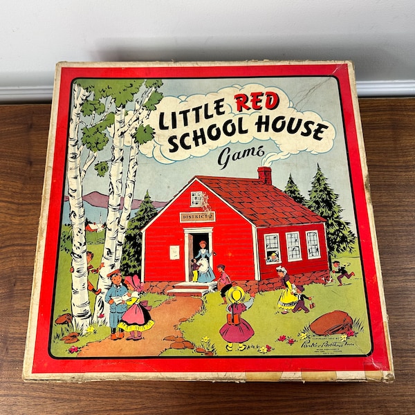 Red School House - Etsy