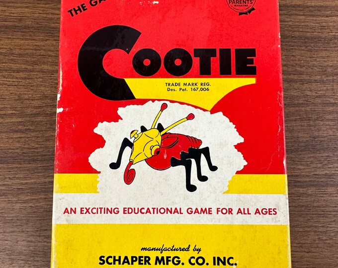 Vintage 1949 Cootie Game - Complete - Box Bottom Shows Age - Etsy