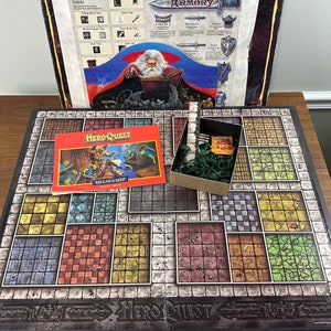 Vintage 1990 Heroquest by Milton Bradley - Complete Set - With ...