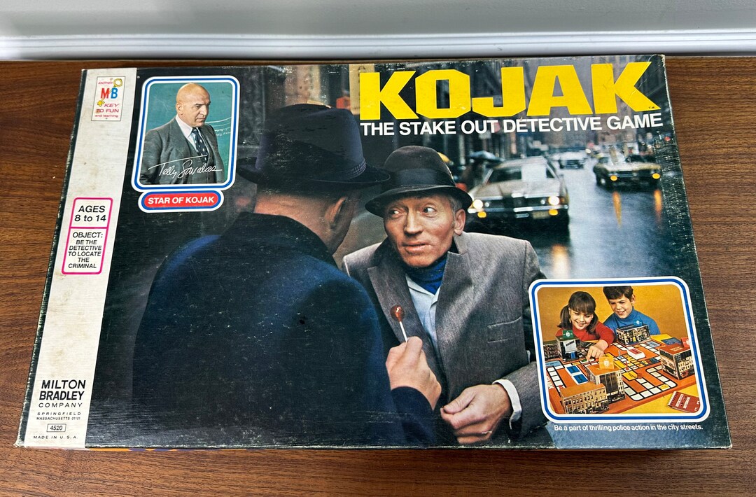 Vintage 1975 Kojak the Stake Out Detective Game Complete Unplayed - Etsy
