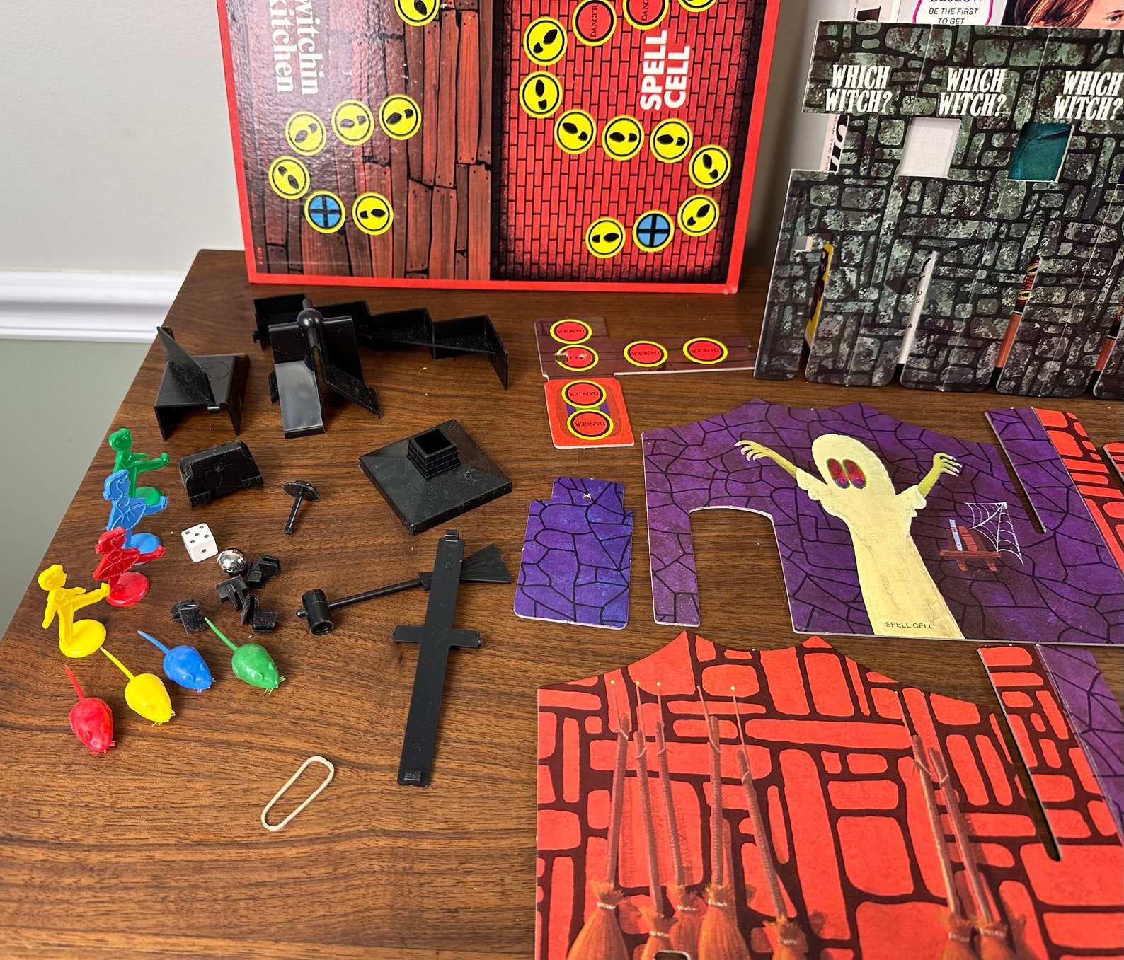 Vintage 1971 Which Witch Board Game Complete older Version - Etsy