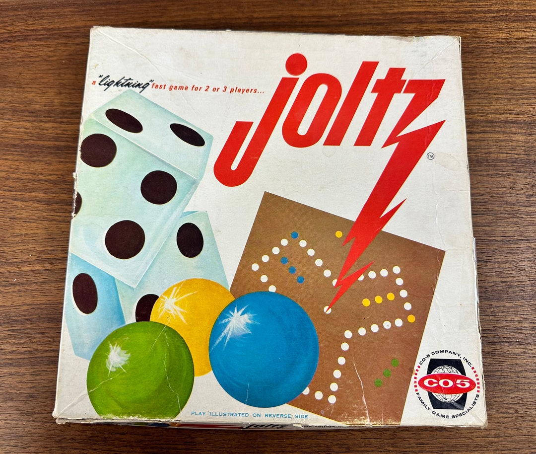 Vintage 1964 Joltz/aggravation Board Game Complete With Damaged Box - Etsy