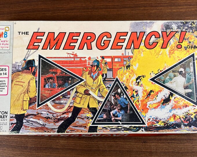 Vintage 1974 Emergency! Board Game by Milton Bradley - Complete ...
