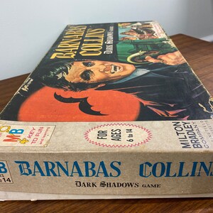 Vintage 1969 Barnabas Collins Dark Shadows Game by Milton Bradley ...
