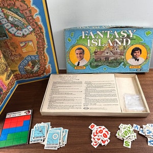 Vintage 1978 Fantasy Island Board Game by Ideal - Complete - Shows Age ...