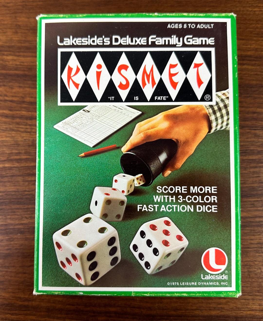 1975 Vintage KISMET Dice Game Similar to Yahtzee - Etsy